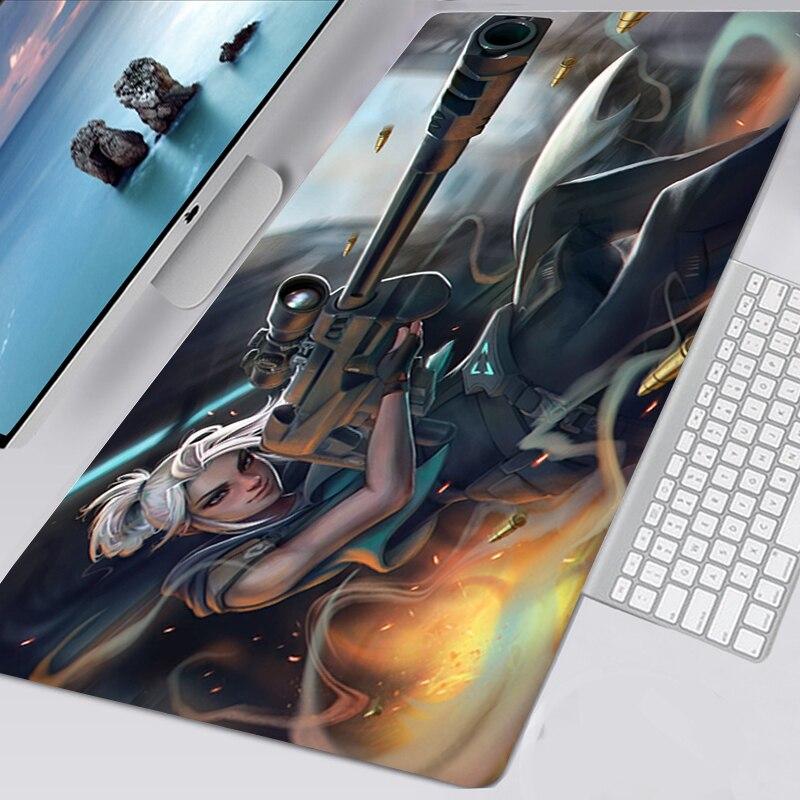 Buy Mousepad Valorant Cute Kawaii Gaming Accessories Mouse Mat Anime ...