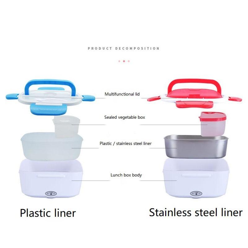 2 In 1 Araba & Ev Elektrikli Isıtmalı Öğle Yemeği Kutusu Taşınabilir ...