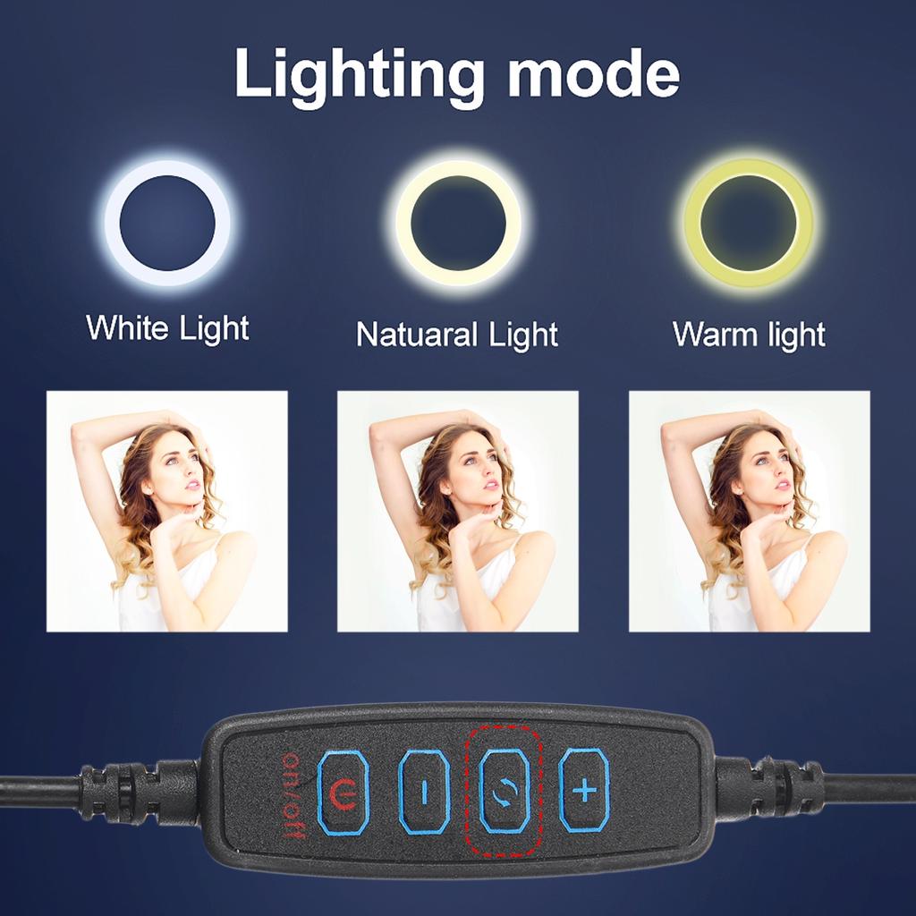 Buy 26cm LED Ring Light Beauty Light Photo Studio Light With/without 50 ...