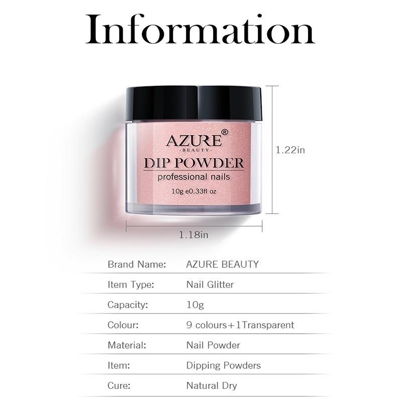 10ML Dipping System Nail Dip Powder with Base Top Activator Liquid Gel ...