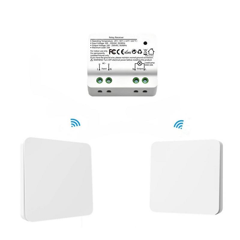 Buy Intelligent switch self-generating switch set 2 control 1 set at ...