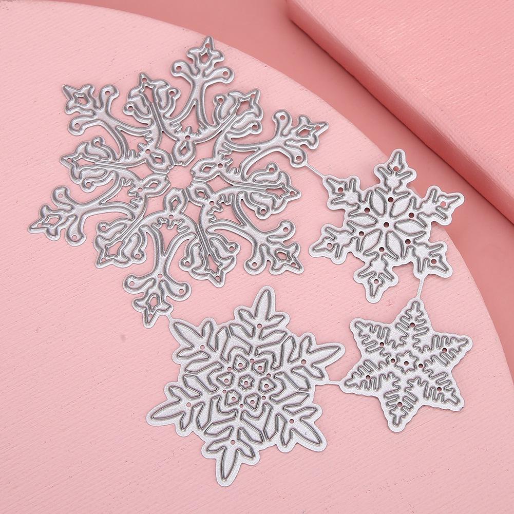 Buy Craft Cutting Die Snowflake Shape Carbon Steel DIY Photo Album Card ...