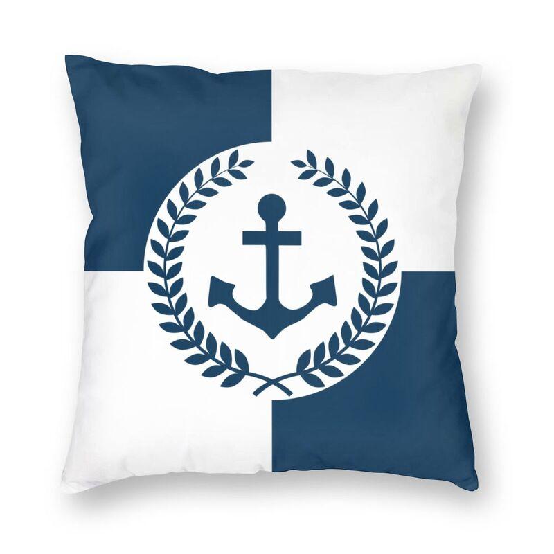 Cheap Nautical Anchor Themed Design Cushion Cover 40x40cm Sailing ...