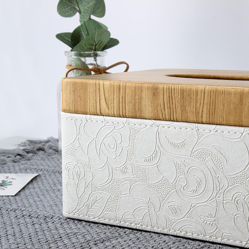 Buy Modern Rectangle Tissue Box Cover Holder Facial Paper Dispenser for ...