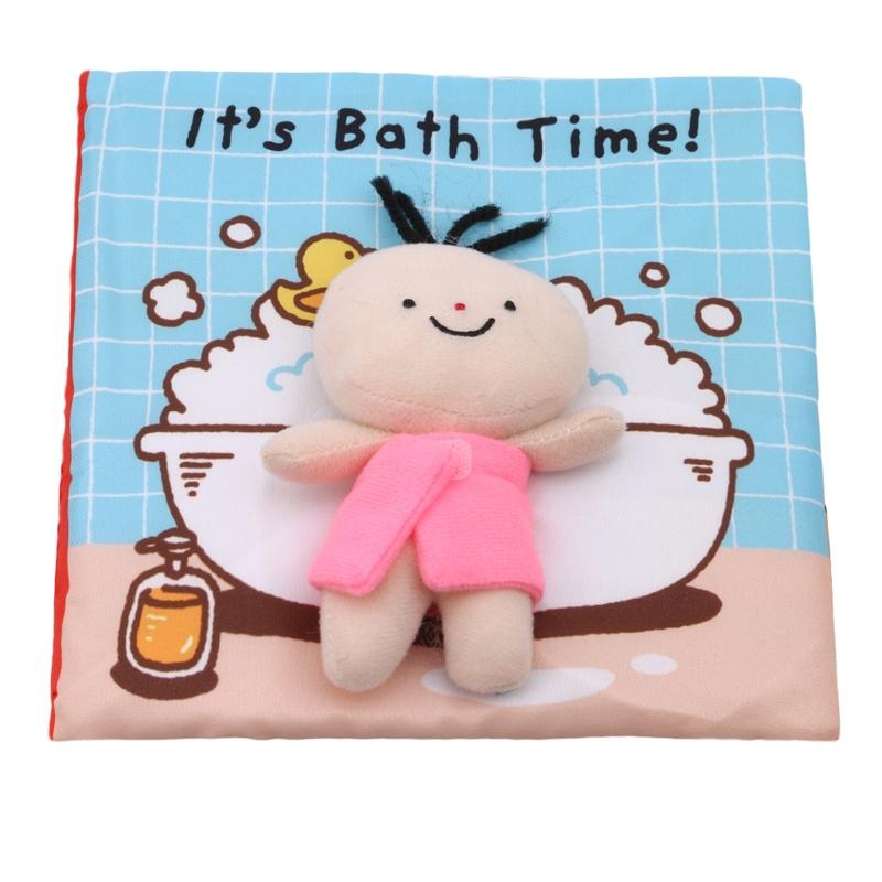 Buy Baby Cloth Book Bath Baby Early Enlightenment Education To Open a ...