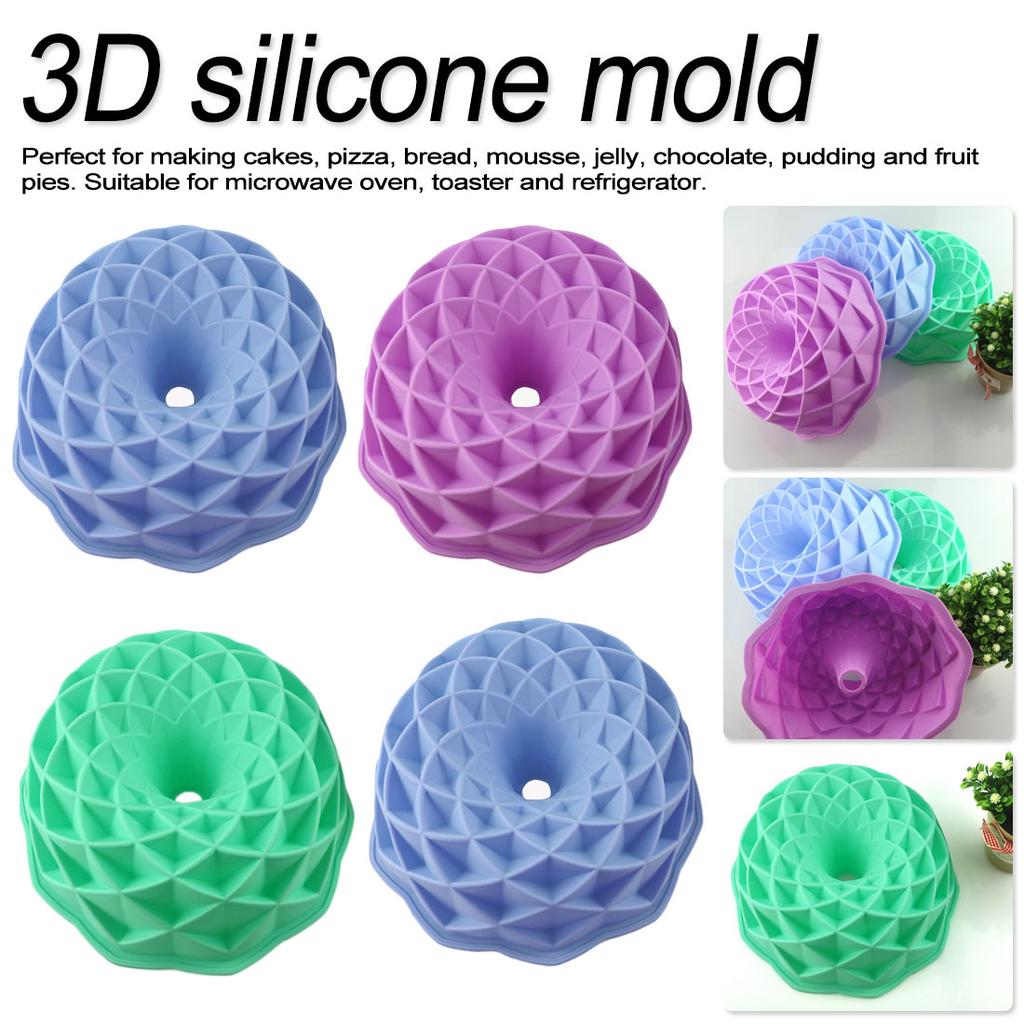Buy 3D Silicone Cake Mold Round Baking Tray Bird Nest Shape DIY Baking ...