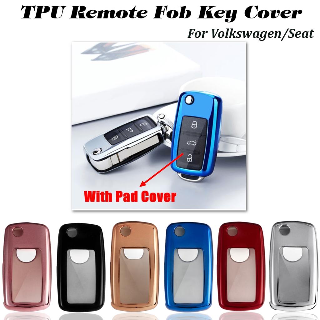 Buy Full-Protective TPU Remote Smart Key Cover Fob with Keypad Film For ...