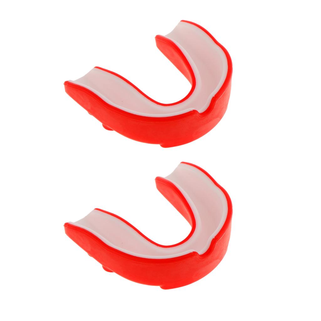 Buy 2x Silicone Alignment Mouth Guards Boxing MMA Teeth Protector Gum ...
