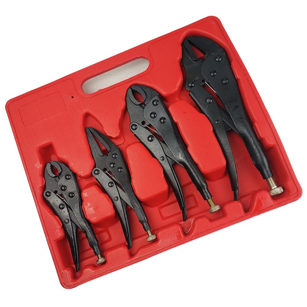 Buy 4 Piece Heavy Duty Grip Wrench Set Vice Locking Lock Pliers Mole ...