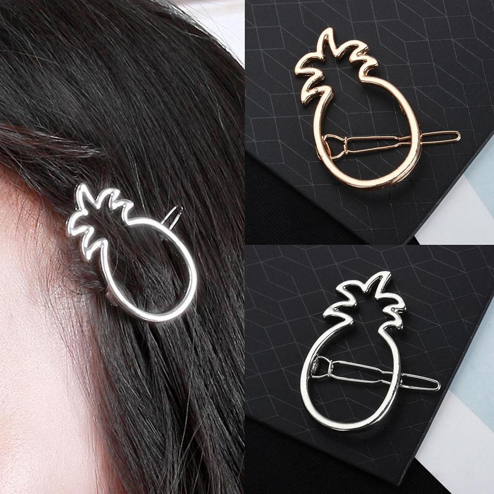Buy Fashion Pineapple Hollow Out Headdress Hairpin Clamps Hair Clip at ...