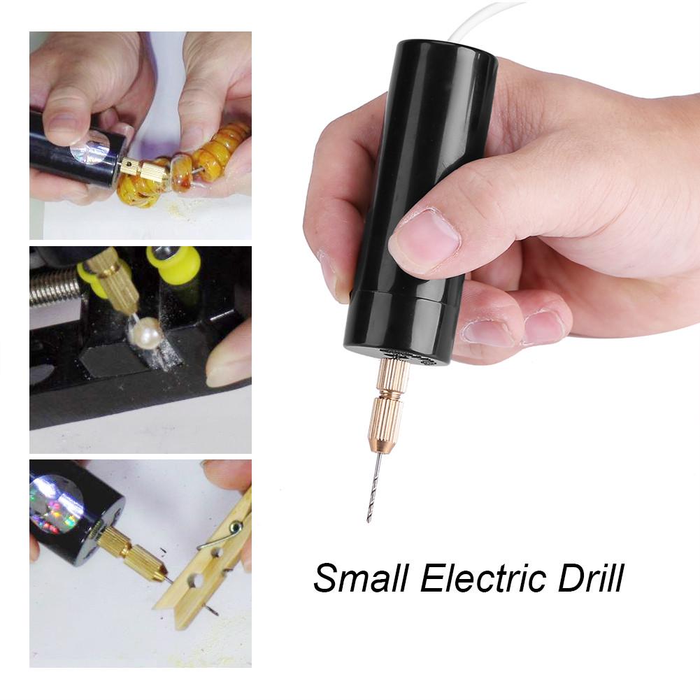 Buy Portable Mini Small Electric Drills Handheld Micro USB Drill with ...