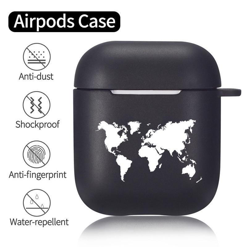 Satın alın Travel Map Design Airpod Case for Airpods 2 1 Earphone Cases ...