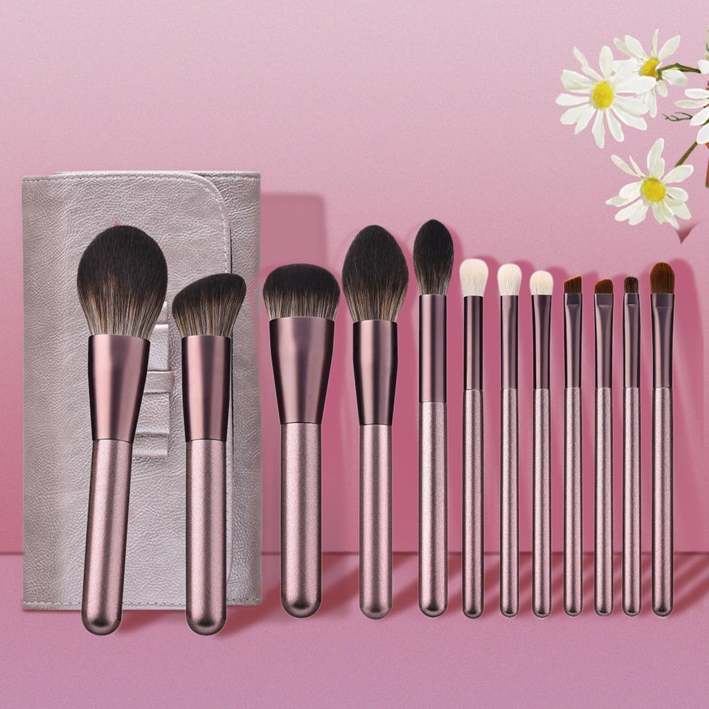 Buy Ten small grape cosmetic brushes with microcrystalline silk wooden ...