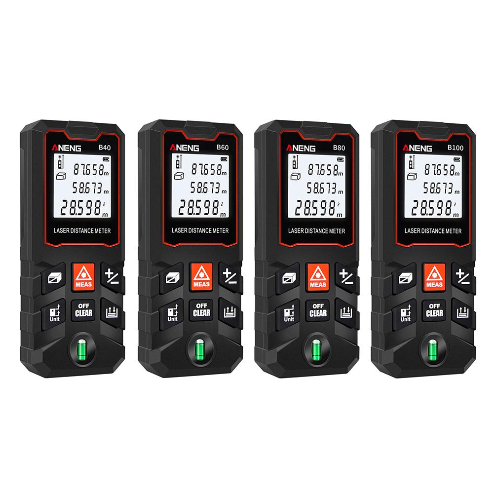 Buy Digital Laser Distance Meter Area Measuring Building Gauge Range ...