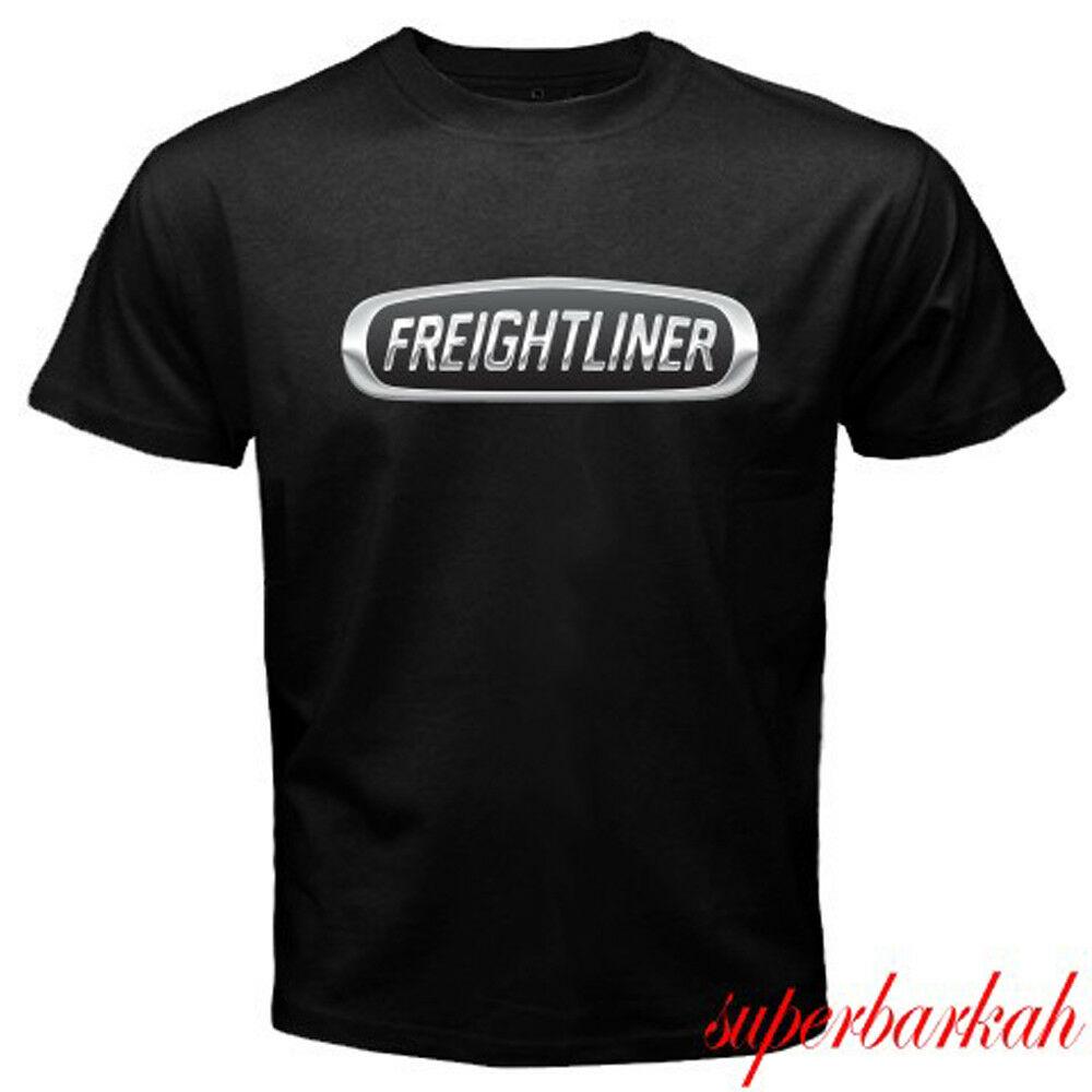 Buy Freightliner Trucks Company Trucker Logo Mens Black T Shirt ...