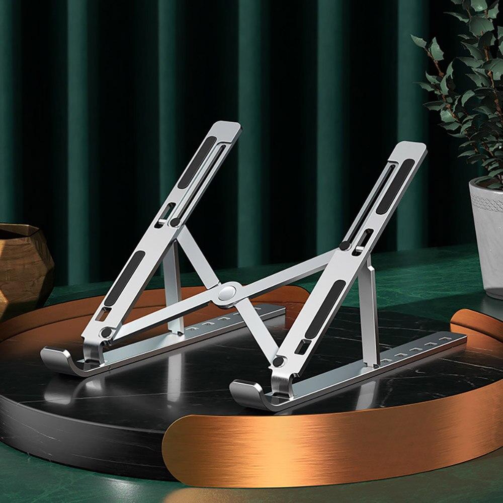Buy Adjustable ABS Laptop Stand Portable Base Notebook Stand Support ...