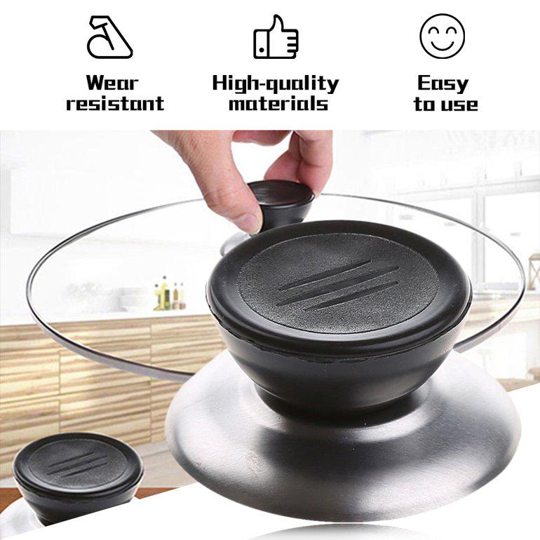 Fu Ling Kitchen Replaceable Cooker Pan Cover Handle Anti-hot Pot Lid ...