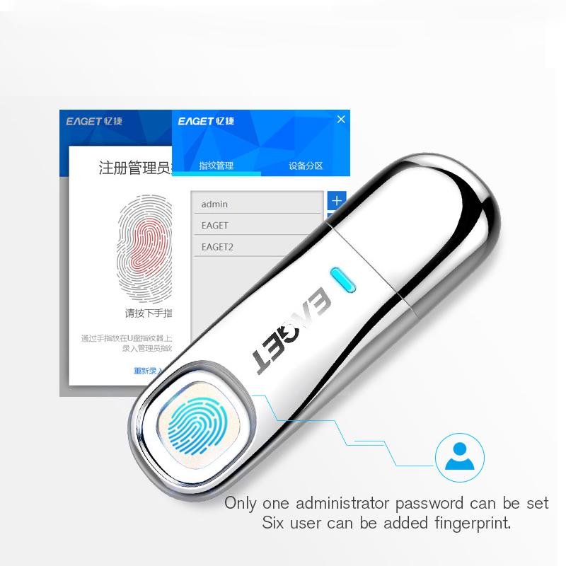 Buy USB Flash Drive Recognition Fingerprint Usb Stick 32 64 GB Pen ...