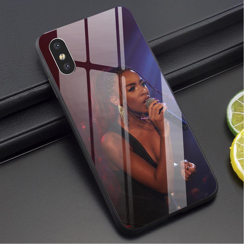 Buy Ravyn Lenae Singer Shockproof Glass Case for Samsung A50 S7 Edge S8 ...
