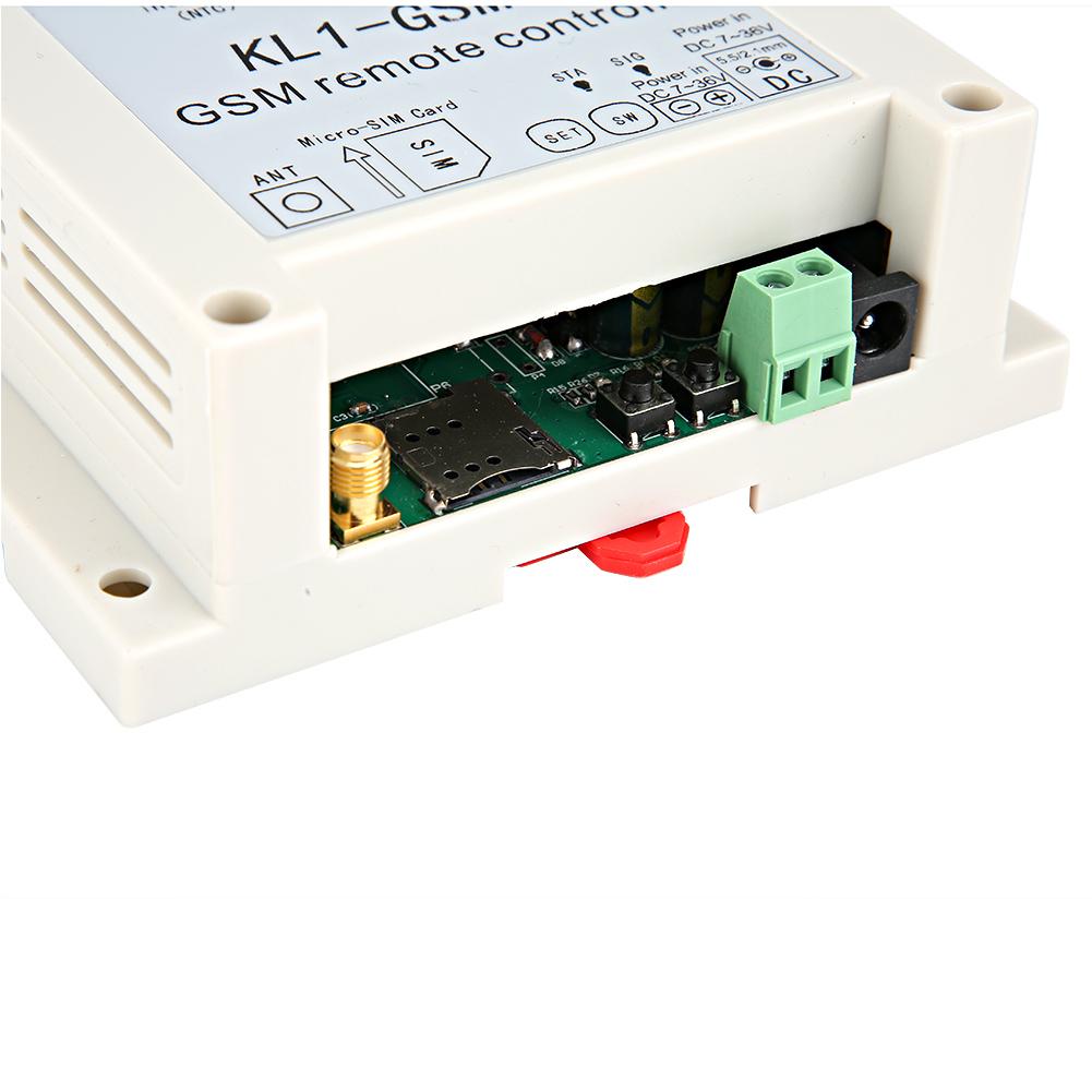 Buy 7-36V DC GSM Temperature Thermostat Control Sensor Remote Controll ...