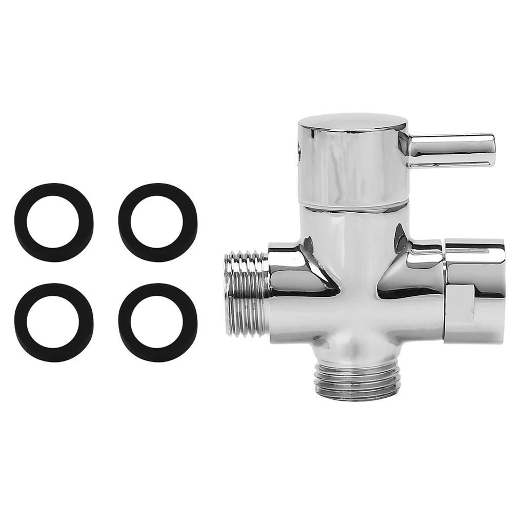 Buy Water Separator Shower Tee Adapter Adjustable Shower Head Diverter ...