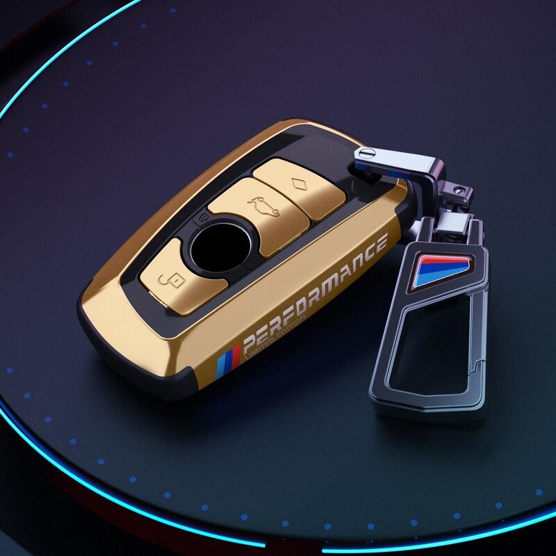 Buy Vacuum Nano Plating Car Remote Key Case Cover For BMW 1 2 3 4 5 6 7 ...