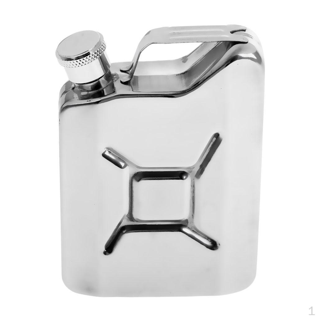 Cheap Portable Compact 6oz Stainless Steel Pocket Hip Flask | Joom