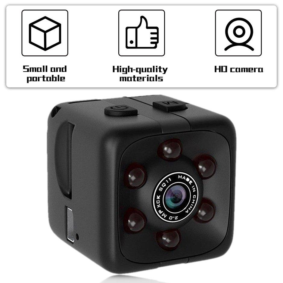 Buy PR Mini Camera1080p Sensor Portable Security Camcorder Small Cam ...