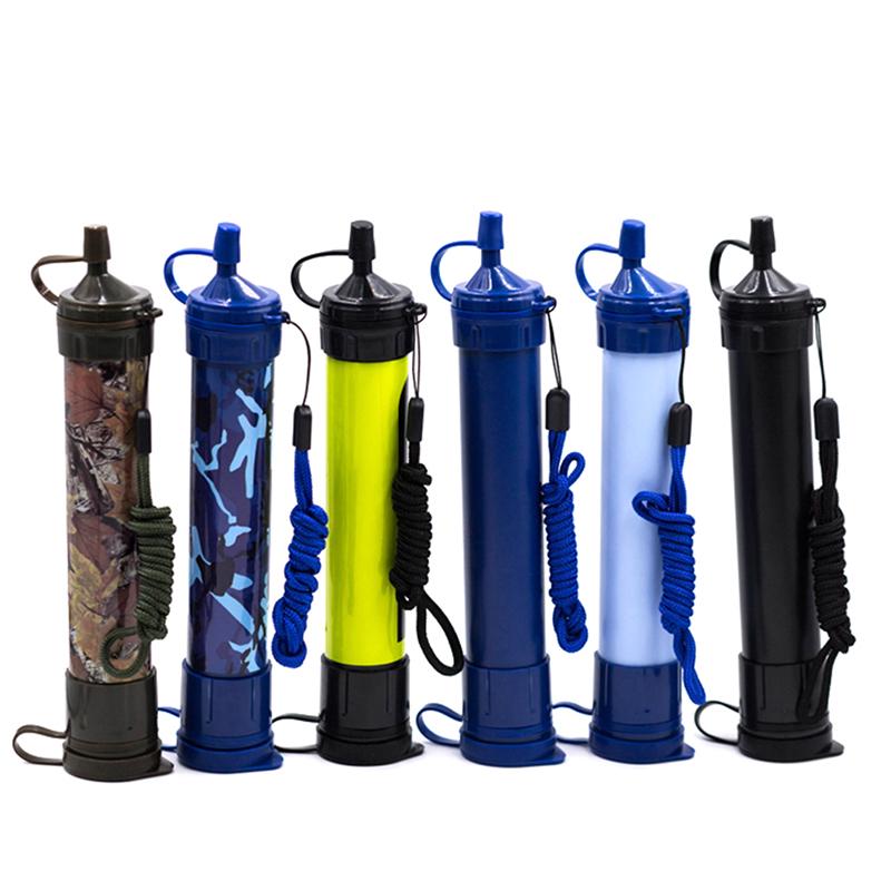 Military 99.99% Water Filter Purification Emergency Gear Straw Hiking ...