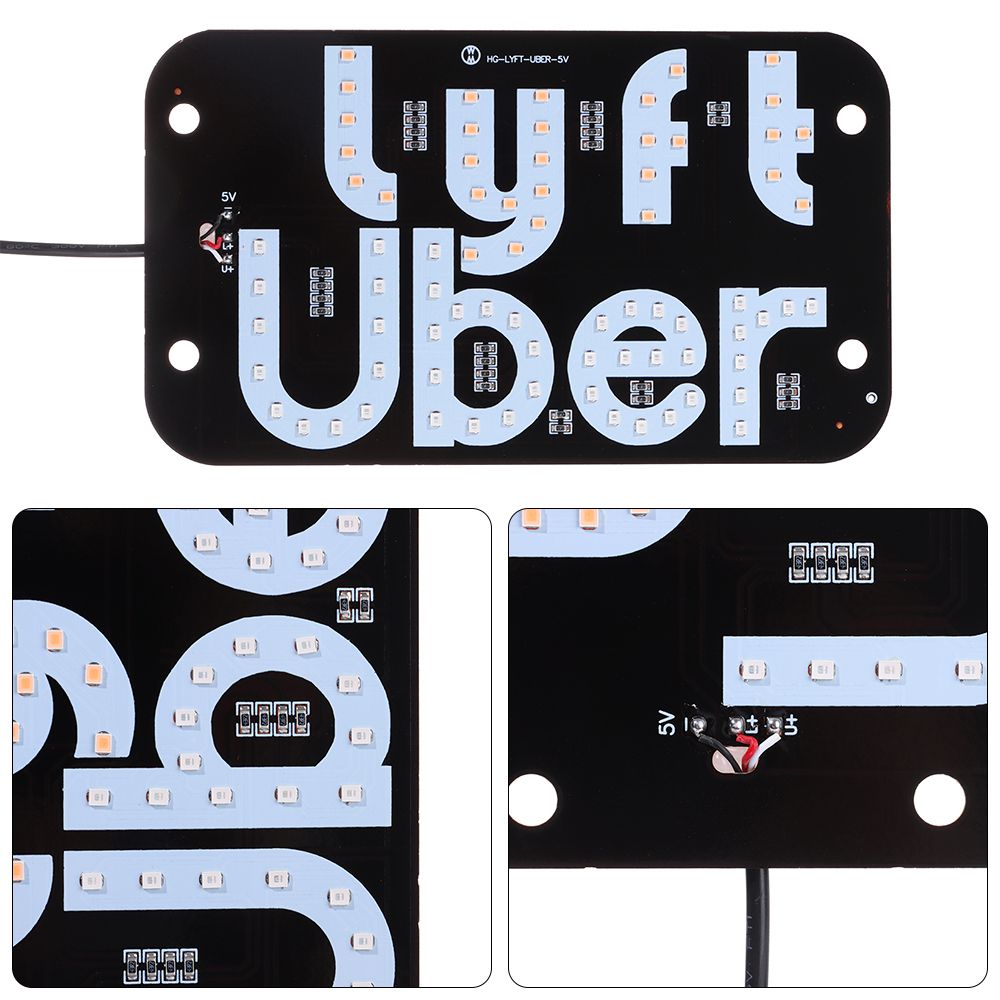 Buy Light Car Lamp TAXI Led Light Ride Share LED Sign Decor Windscreen ...