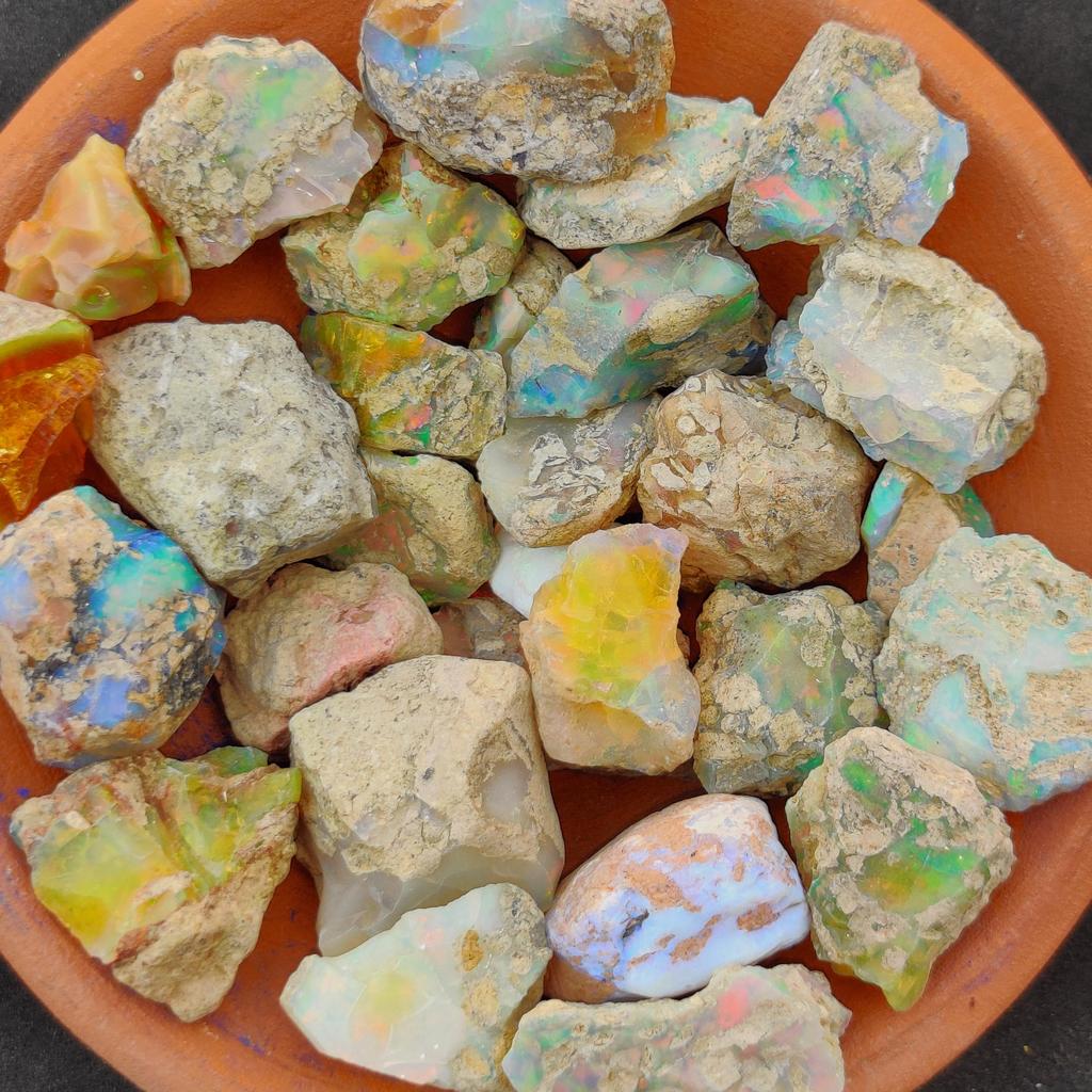 OPAL Raw Crystals AAA Grade Large Bulk Raw Opal Rough Opal Lot Welo ...