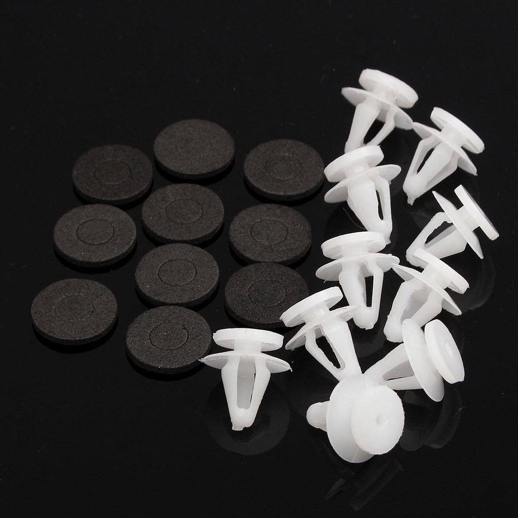 Buy 10X White Fastener Side Moulding Clips For Mitsubishi Eclipse 94-12 ...