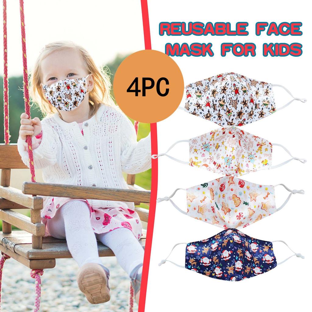 Reusable Face mask For Kids Toddler's Washable Cotton Fabric Cloth ...