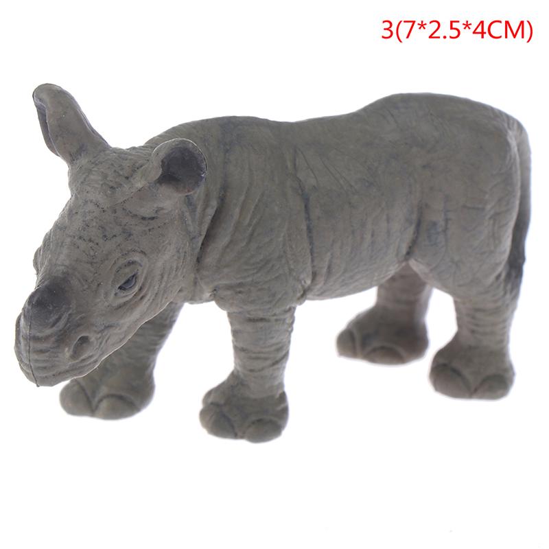 Buy Solid Animal Action Figures Kids Movable Toy Simulation Buffalo ...