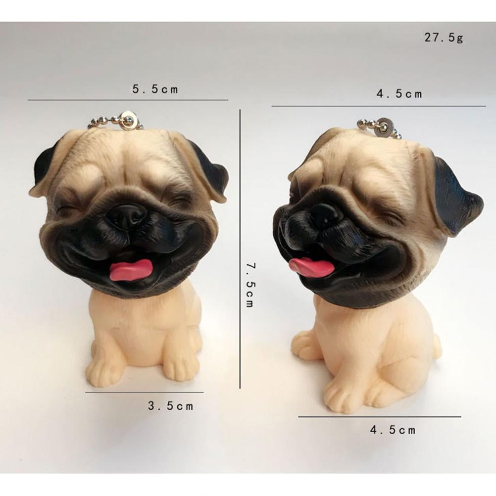 Buy 3Pcs Keychains Pet Dog Shape Teddy Creative Key Holder Key Ring ...