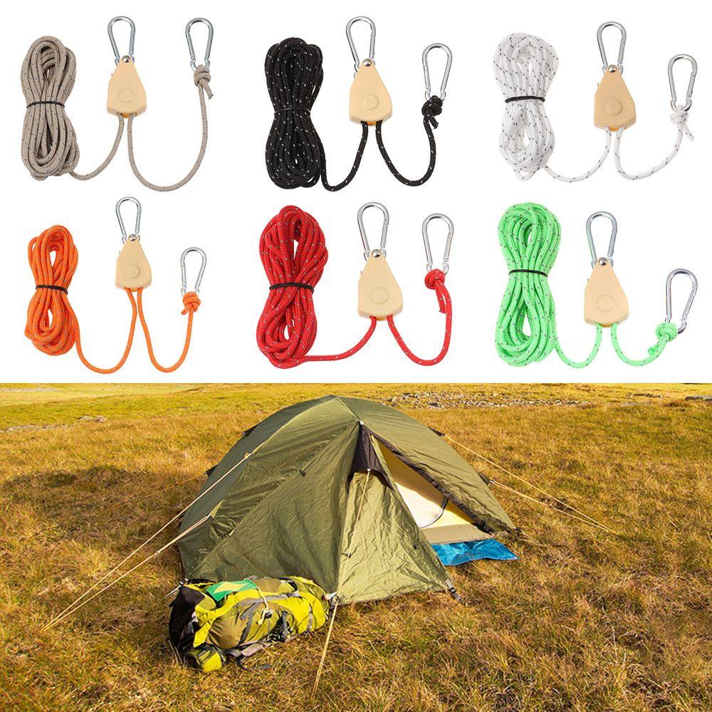 Rope Camping Tool Fixed Buckle Pulley Tent Rope Tensione Adjustable ...