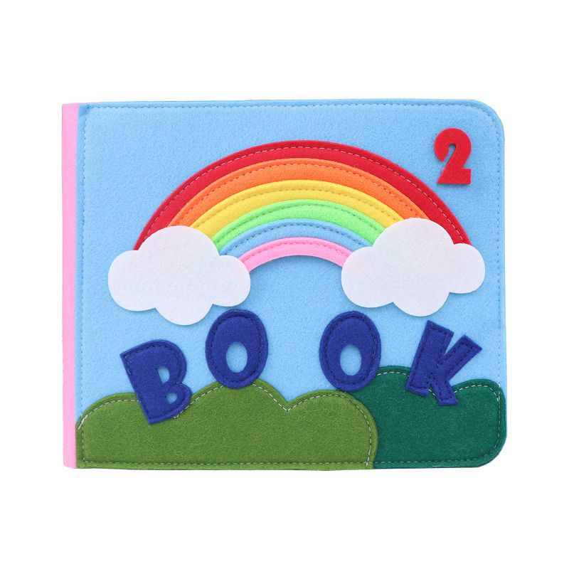 Buy 3D Toddlers Washable Story Cloth Book DIY Early Learning Education ...