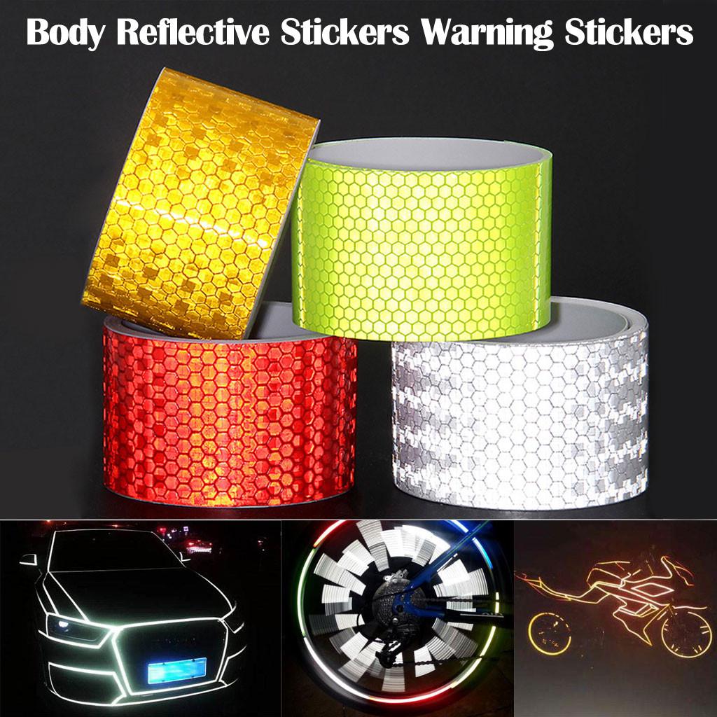 Buy [JHC] Night Reflective Tape Car Stickers-Decoration Colored Self ...