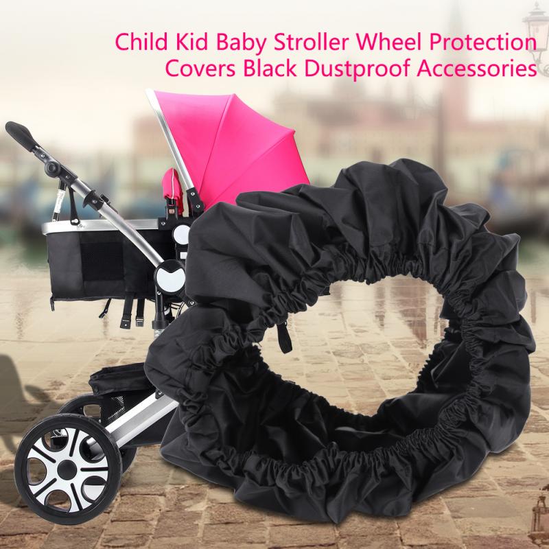 4Pcs/Set Child Kid Baby Stroller Wheel Protection Covers Strollers ...