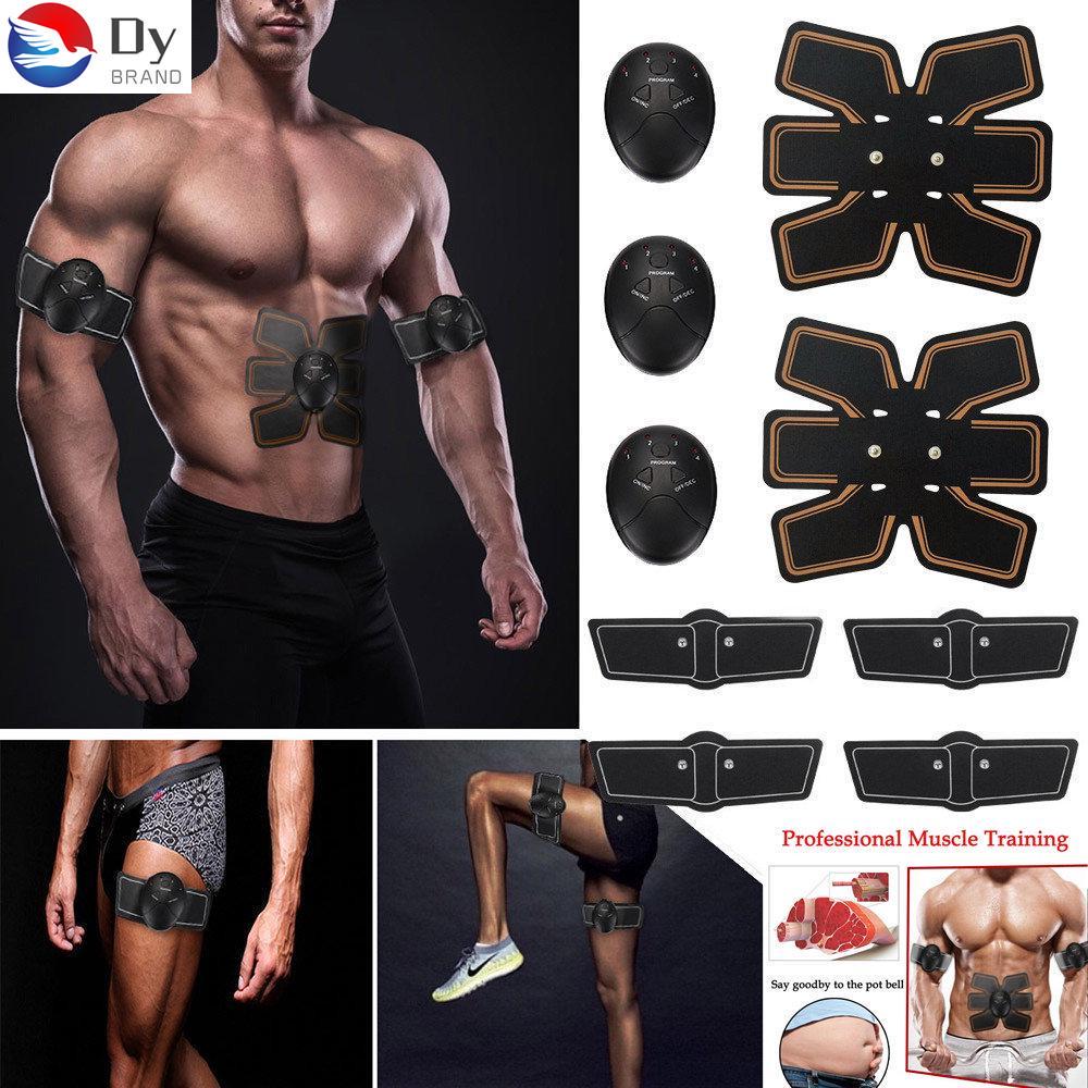 Magic EMS Muscle Training Gear ABS Trainer Fit Body Home Exercise Shape ...