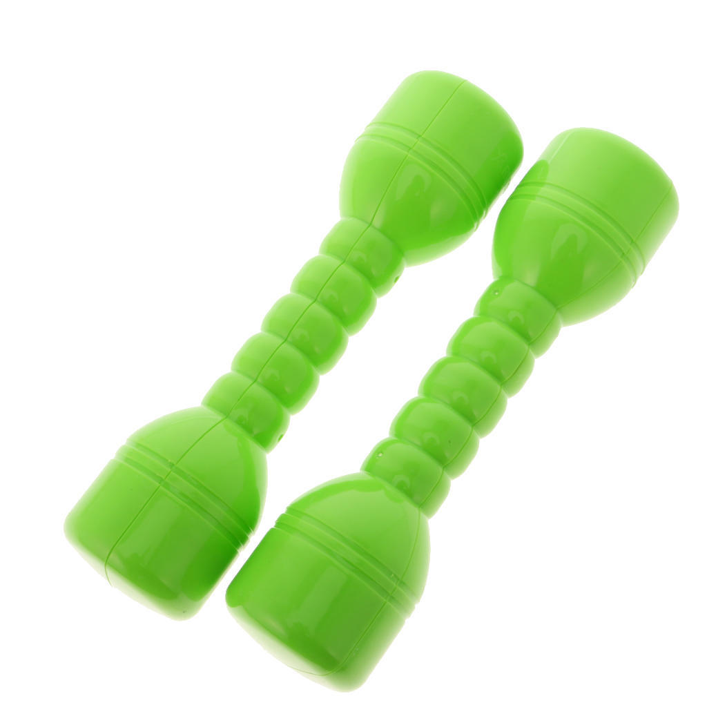 1 Pair Plastic Dumbbells with Sound Home Fitness Exercise Kids Toys-buy ...