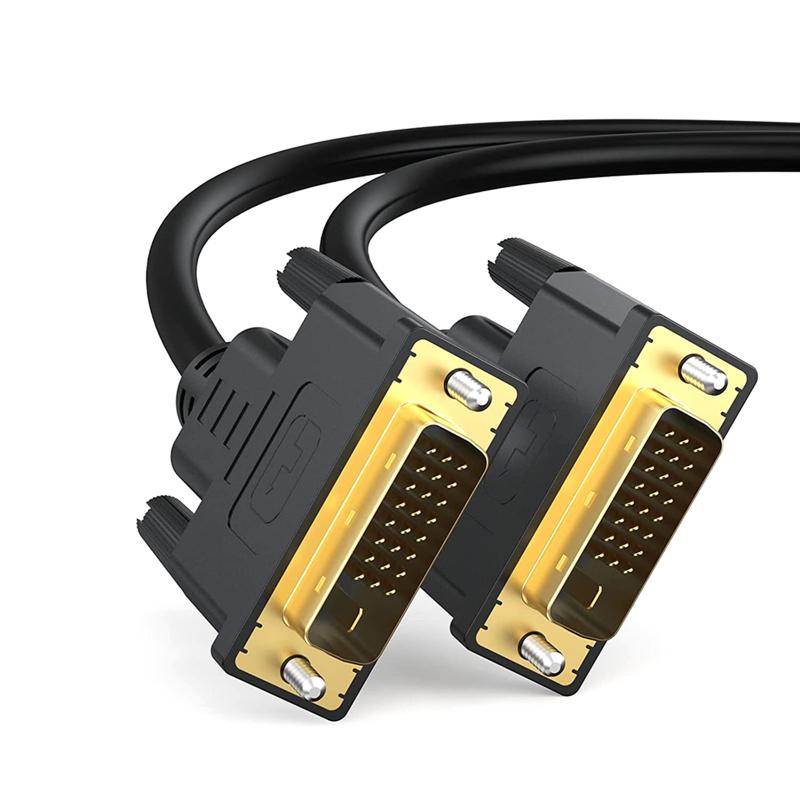 Buy High-speed Dvi To Dvi Adapter Cable Gold Plated Plug Od4.2 1080p ...