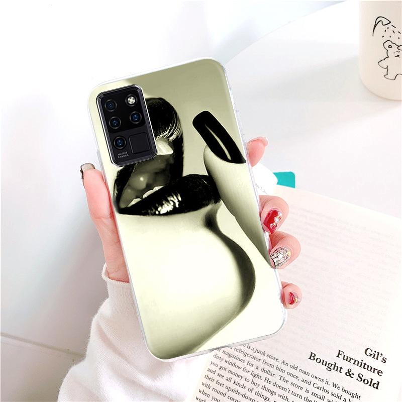 Cases For Oukitel C21 Pro Case Silicone Bags Matte DIY Painted Capa ...