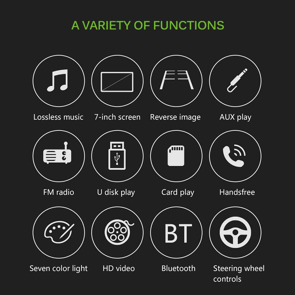 Buy Car MP5 Player USB FM Transmitter MP5 Player U Disk LCD Display Car ...