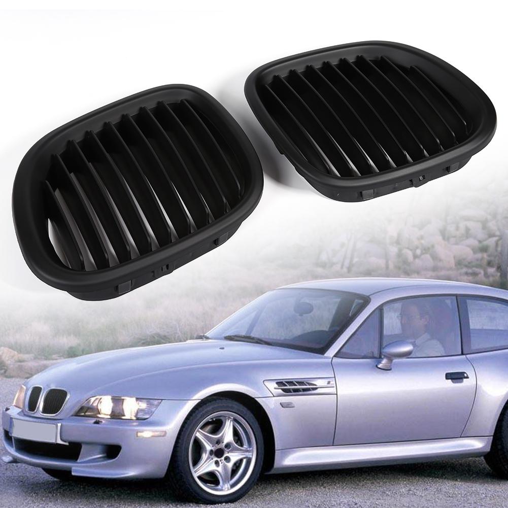 Cheap 1 Pair Car Front Bumper Single Slat Grille for BMW Z3 96-02 Matt ...