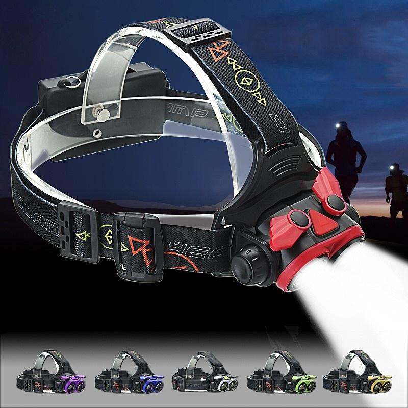 Buy T6 4Modes Waterproof LED Zoom Headlamp Headlight Torch USB With SOS ...
