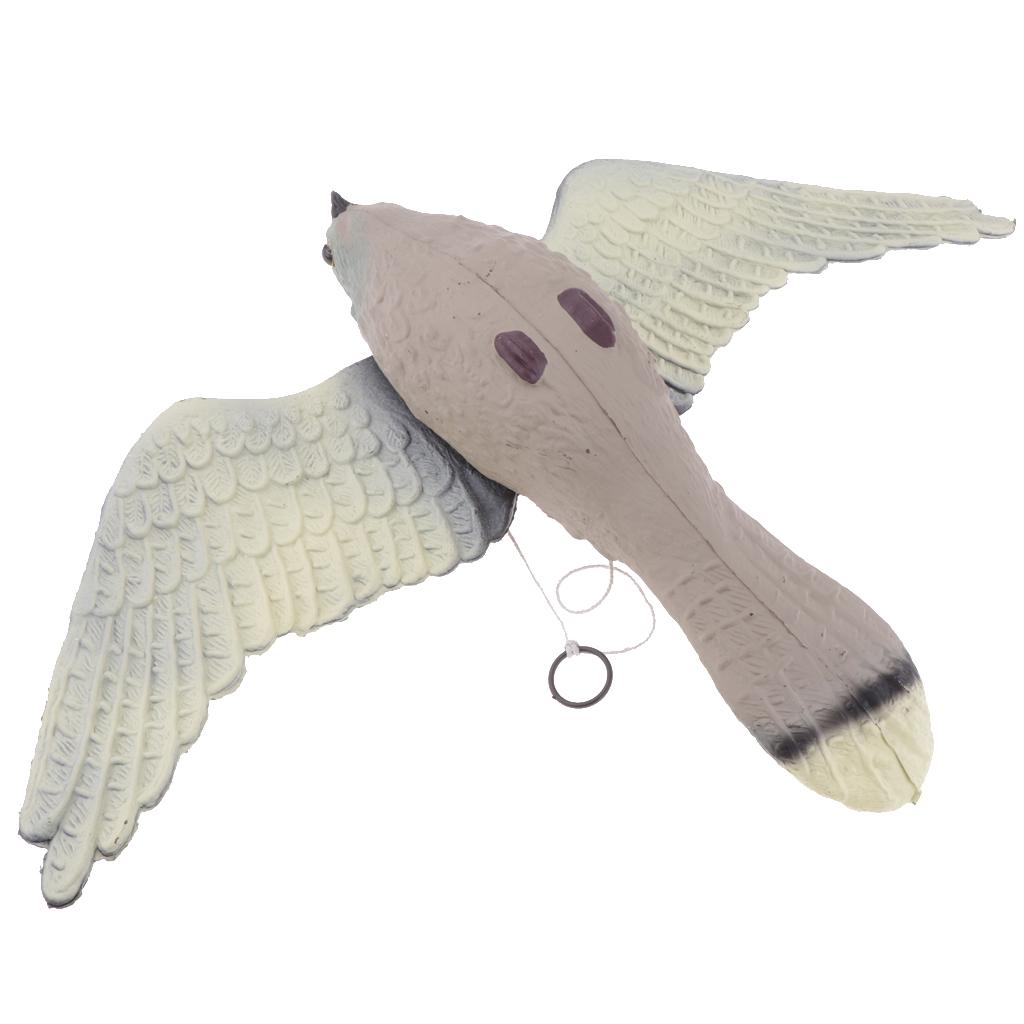 Buy Realistic Flying Bird Hawk Decoy Pigeon Crow Scarecrow Garden ...