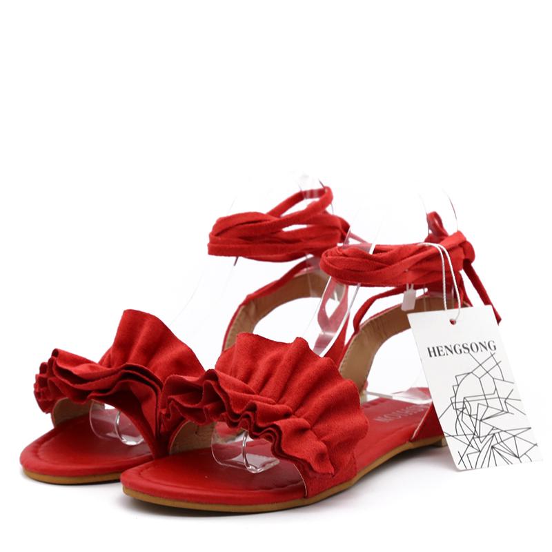 Buy Fashion Cute Flower Sandals Women Sexy Casual Flats Chic Summer ...