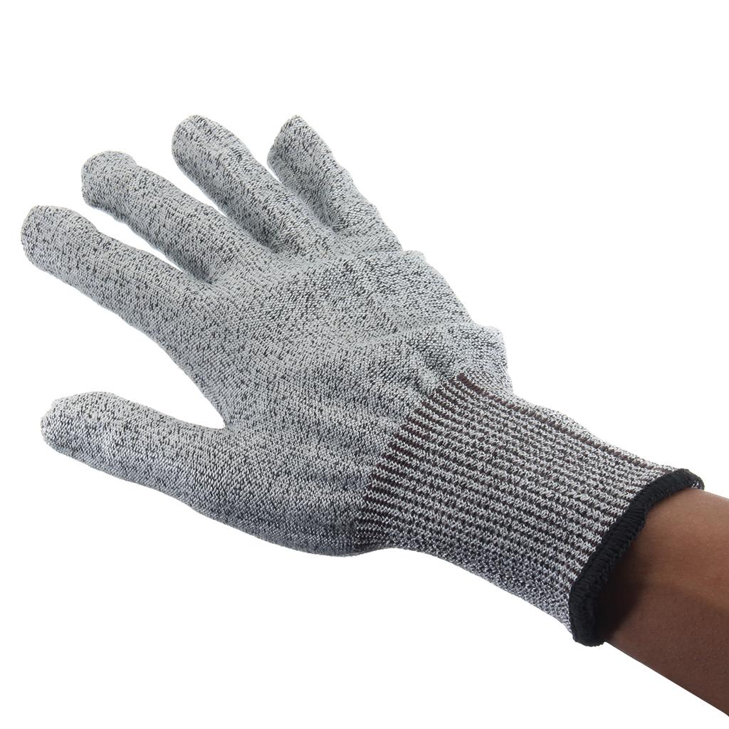 Buy Anti Cut Proof Gloves Hot Sale GMG Grey Black HPPE EN388 ANSI Anti-cut Level 5 Safety Work ...