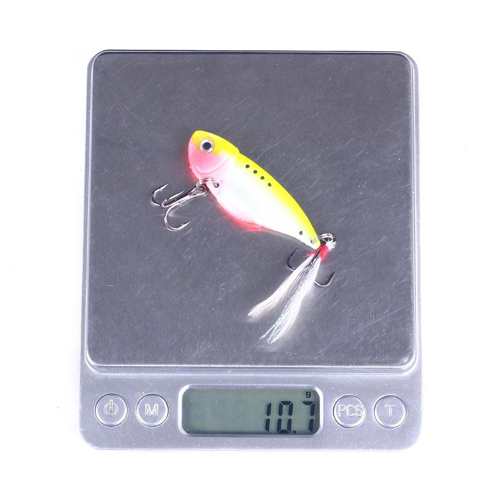 Buy 5PCS 5.5cm 11g Metal VIB Lures 3D Eyes Vivid Vibrations Spoon Lure Fishing bait Bass ...